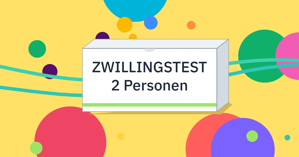 Symbolbild: Packung mit der Aufschrift ZWILLINGSTEST 2 Personen (PZN 12392577) – Verfügbarkeit und Bezug in Apotheken in Frankfurt am Main