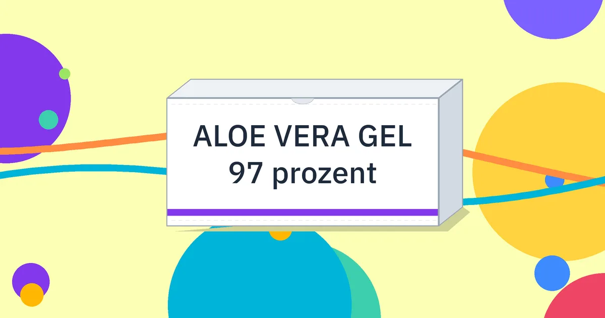 Symbolbild: Packung mit der Aufschrift ALOE VERA GEL 97 prozent (PZN 17429167) – Verfügbarkeit und Bezug in Apotheken in Frankfurt am Main