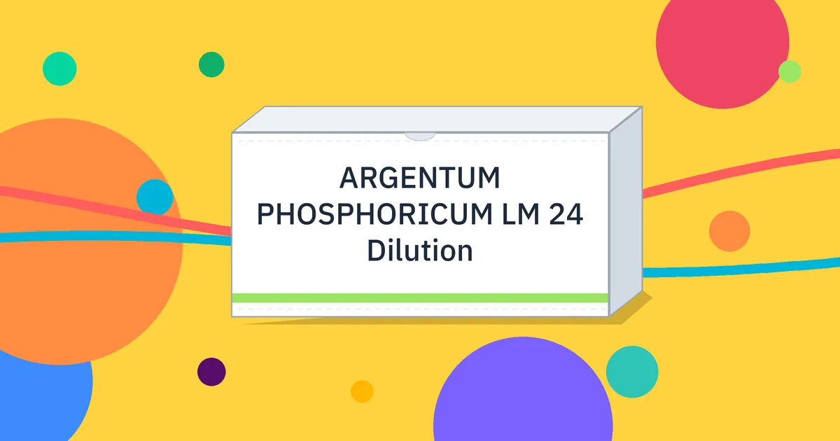 Symbolbild: Packung mit der Aufschrift ARGENTUM PHOSPHORICUM LM 24 Dilution (PZN 12769734) – Verfügbarkeit und Bezug in Apotheken in Frankfurt am Main