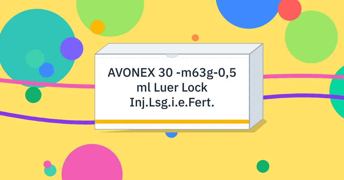 Symbolbild: Packung mit der Aufschrift AVONEX 30 -m63g-0,5 ml Luer Lock Inj.Lsg.i.e.Fert. (PZN 19881411) – Verfügbarkeit und Bezug in Apotheken in Frankfurt am Main