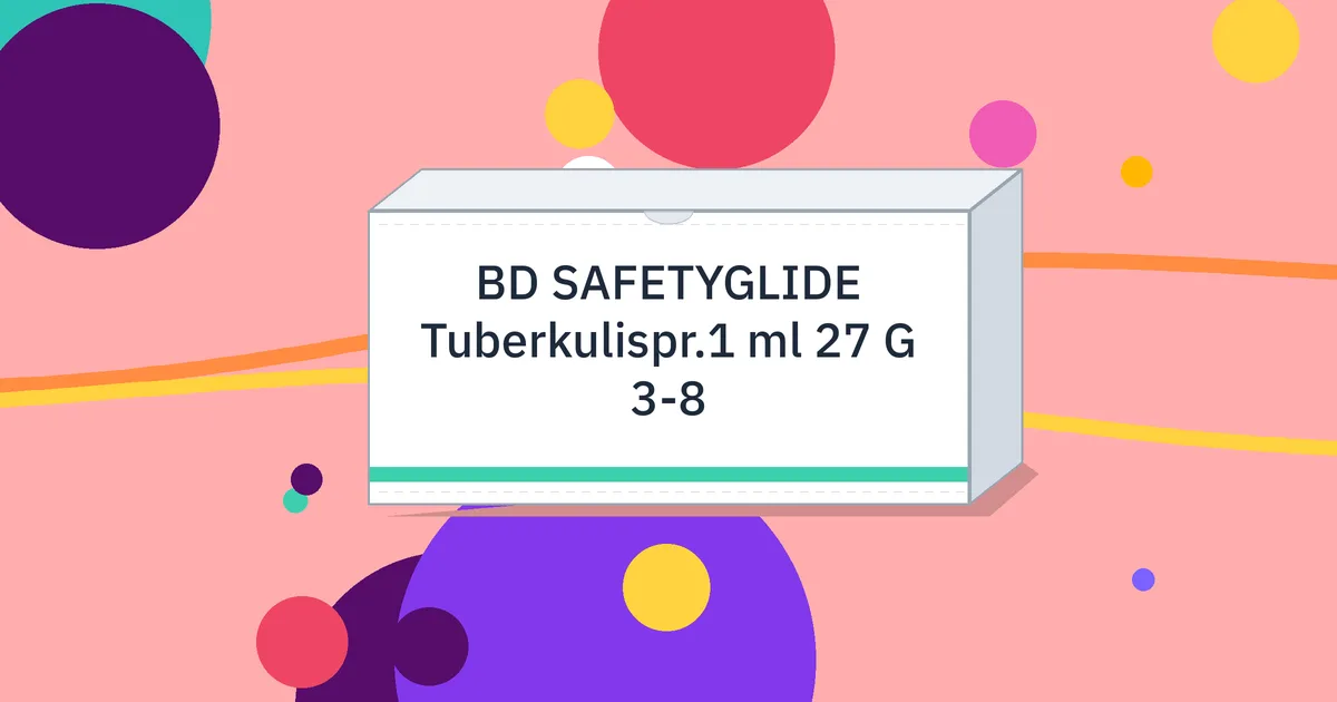 Symbolbild: Packung mit der Aufschrift BD SAFETYGLIDE Tuberkulispr.1 ml 27 G 3-8 (PZN 18601651) – Verfügbarkeit und Bezug in Apotheken in Frankfurt am Main