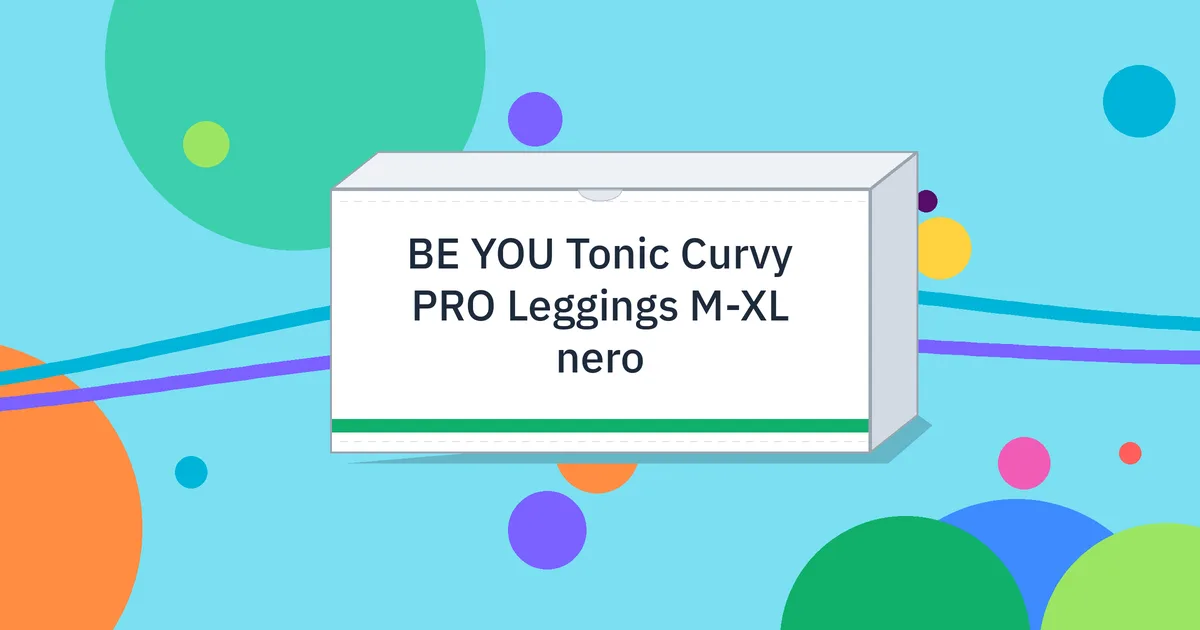 Symbolbild: Packung mit der Aufschrift BE YOU Tonic Curvy PRO Leggings M-XL nero (PZN 19364549) – Verfügbarkeit und Bezug in Apotheken in Frankfurt am Main