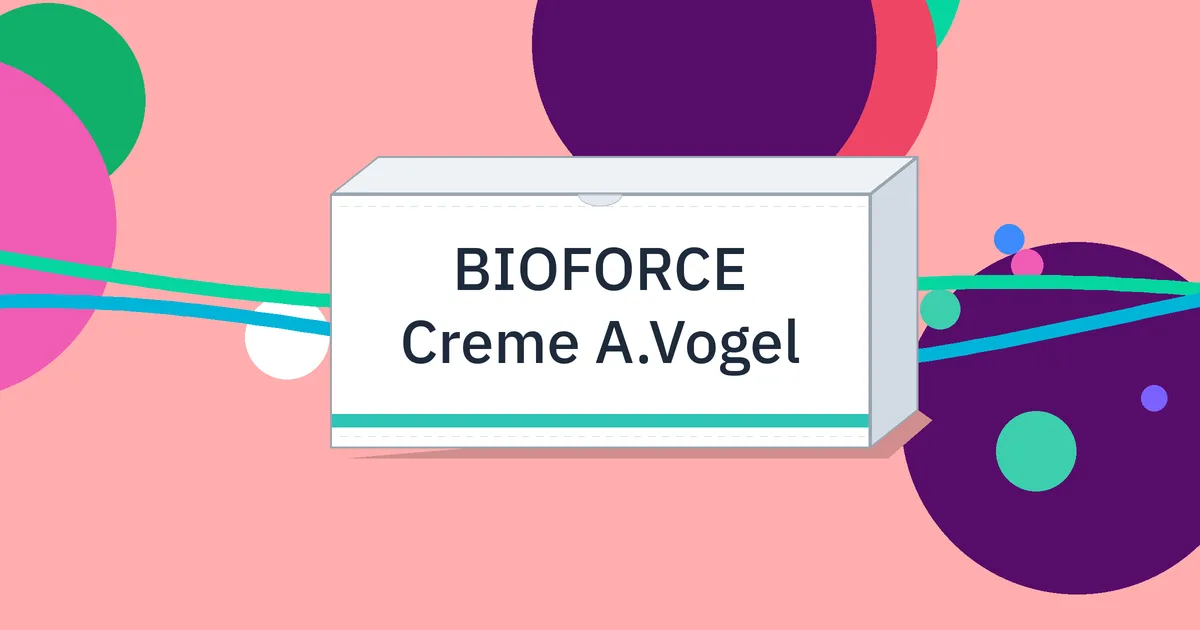 Symbolbild: Packung mit der Aufschrift BIOFORCE Creme A.Vogel (PZN 11280155) – Verfügbarkeit und Bezug in Apotheken in Frankfurt am Main