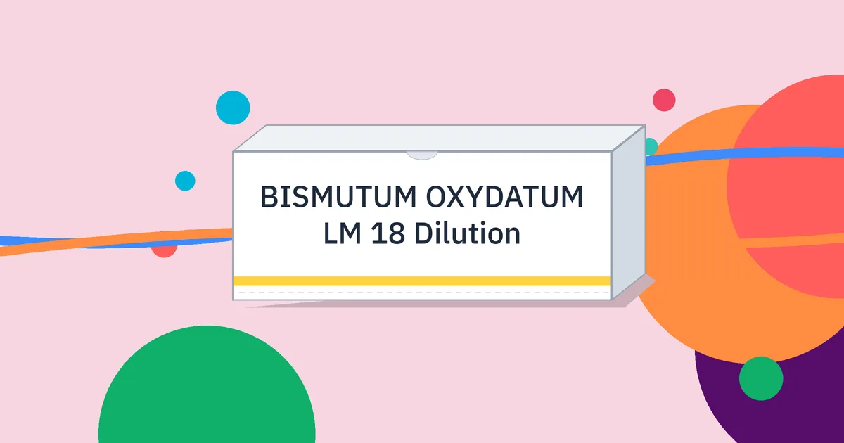Symbolbild: Packung mit der Aufschrift BISMUTUM OXYDATUM LM 18 Dilution (PZN 13387992) – Verfügbarkeit und Bezug in Apotheken in Frankfurt am Main