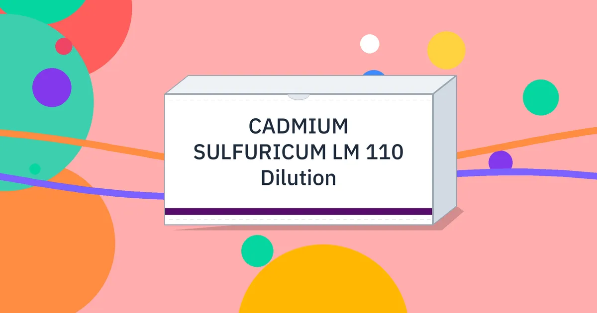 Symbolbild: Packung mit der Aufschrift CADMIUM SULFURICUM LM 110 Dilution (PZN 12798983) – Verfügbarkeit und Bezug in Apotheken in Frankfurt am Main