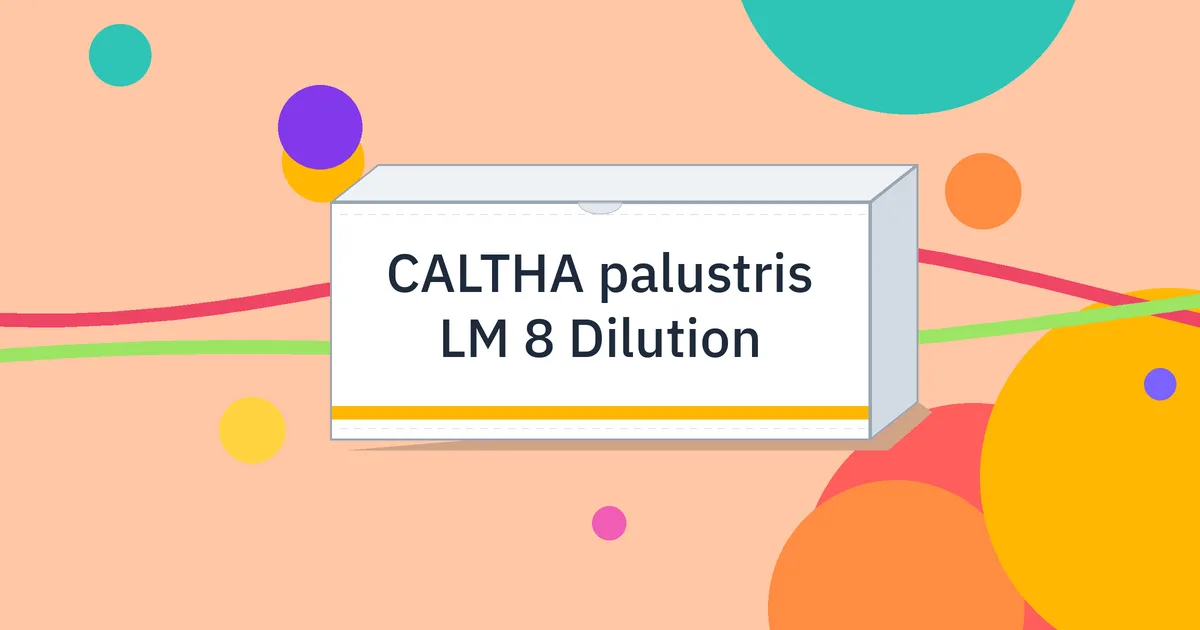 Symbolbild: Packung mit der Aufschrift CALTHA palustris LM 8 Dilution (PZN 13411555) – Verfügbarkeit und Bezug in Apotheken in Frankfurt am Main
