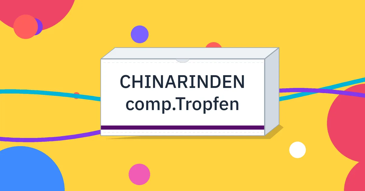 Symbolbild: Packung mit der Aufschrift CHINARINDEN comp.Tropfen (PZN 13979936) – Verfügbarkeit und Bezug in Apotheken in Frankfurt am Main