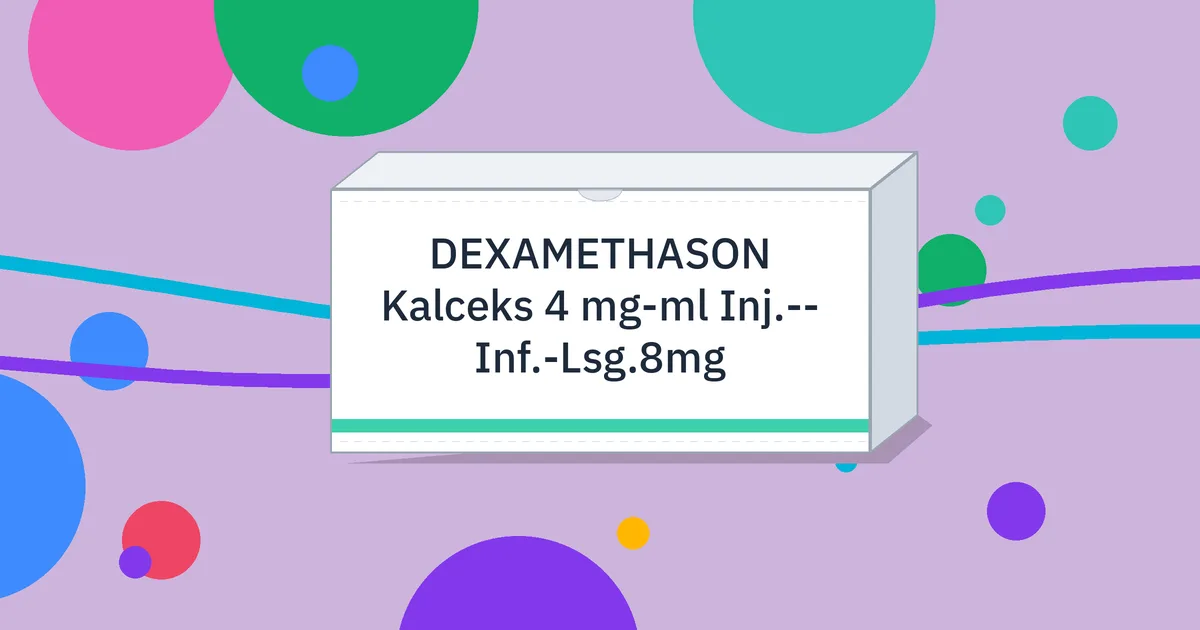 Symbolbild: Packung mit der Aufschrift DEXAMETHASON Kalceks 4 mg-ml Inj.--Inf.-Lsg.8mg (PZN 18891666) – Verfügbarkeit und Bezug in Apotheken in Frankfurt am Main