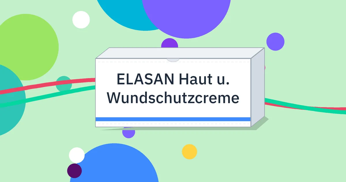 Symbolbild: Packung mit der Aufschrift ELASAN Haut u. Wundschutzcreme (PZN 08710273) – Verfügbarkeit und Bezug in Apotheken in Frankfurt am Main