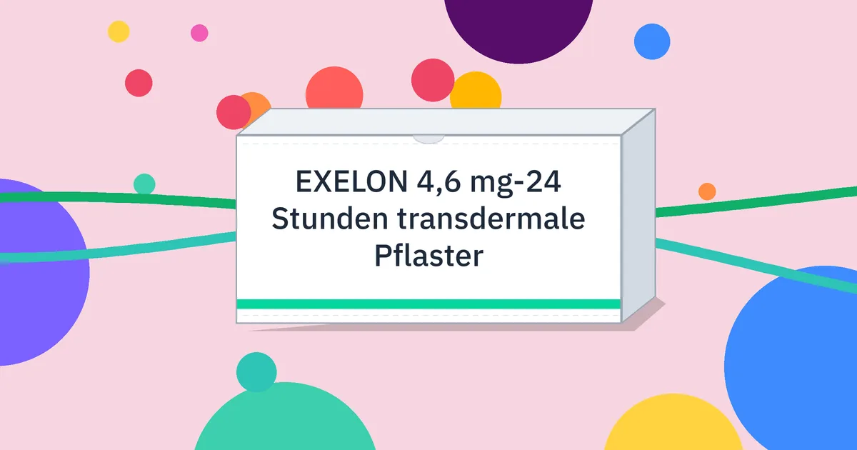 Symbolbild: Packung mit der Aufschrift EXELON 4,6 mg-24 Stunden transdermale Pflaster (PZN 00200466) – Verfügbarkeit und Bezug in Apotheken in Frankfurt am Main