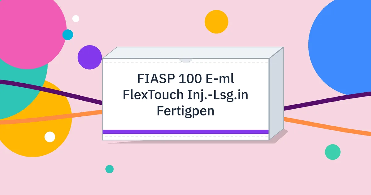 Symbolbild: Packung mit der Aufschrift FIASP 100 E-ml FlexTouch Inj.-Lsg.in Fertigpen (PZN 19638403) – Verfügbarkeit und Bezug in Apotheken in Frankfurt am Main