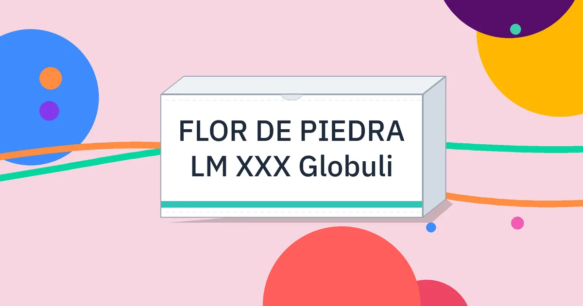 Symbolbild: Packung mit der Aufschrift FLOR DE PIEDRA LM XXX Globuli (PZN 04504849) – Verfügbarkeit und Bezug in Apotheken in Frankfurt am Main