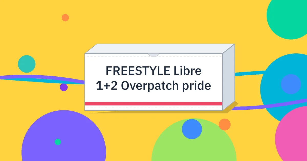 Symbolbild: Packung mit der Aufschrift FREESTYLE Libre 1+2 Overpatch pride (PZN 19866682) – Verfügbarkeit und Bezug in Apotheken in Frankfurt am Main