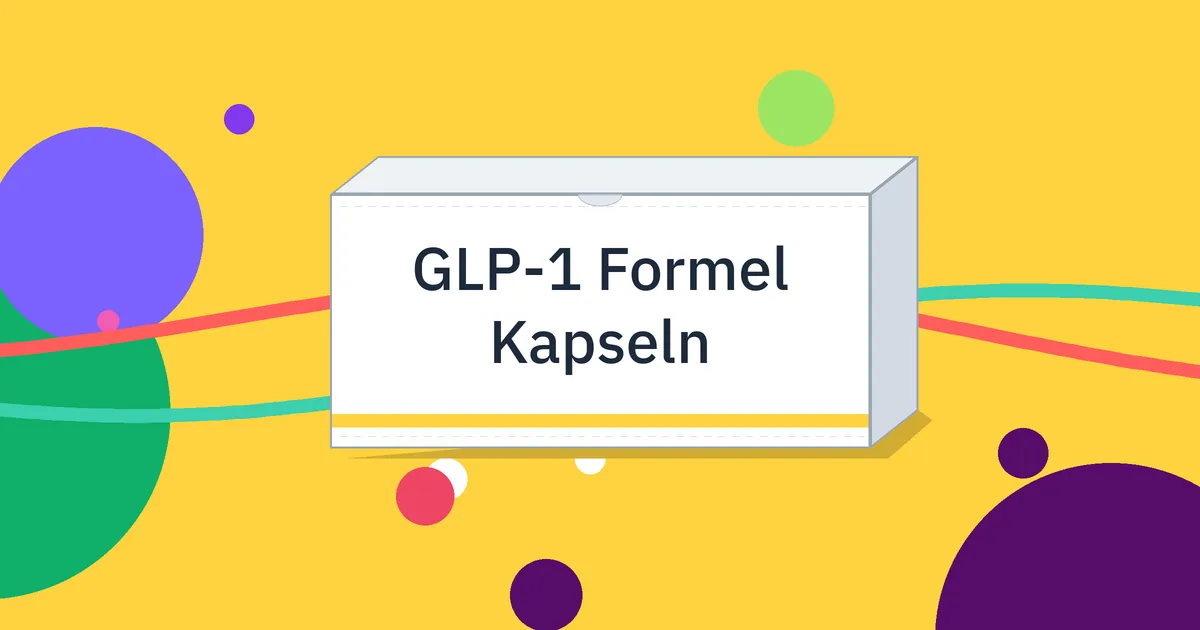 Symbolbild: Packung mit der Aufschrift GLP-1 Formel Kapseln (PZN 20828907) – Verfügbarkeit und Bezug in Apotheken in Frankfurt am Main