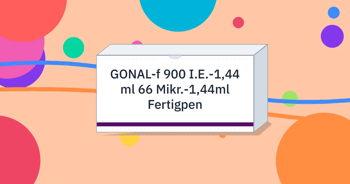 Symbolbild: Packung mit der Aufschrift GONAL-f 900 I.E.-1,44 ml 66 Mikr.-1,44ml Fertigpen (PZN 19637208) – Verfügbarkeit und Bezug in Apotheken in Frankfurt am Main
