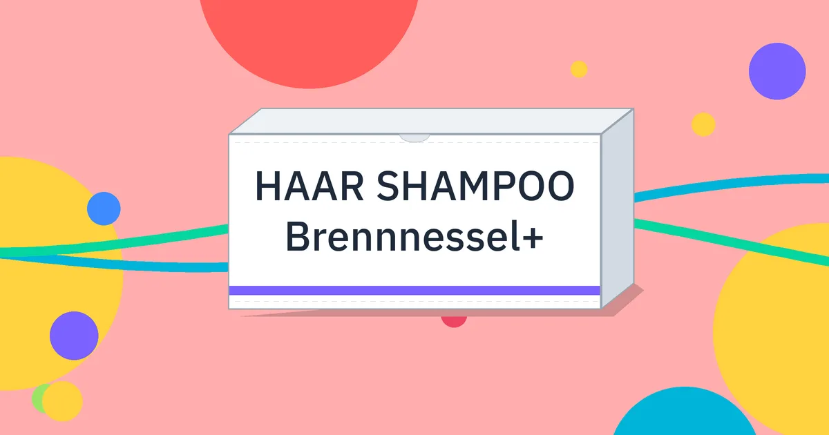 Symbolbild: Packung mit der Aufschrift HAAR SHAMPOO Brennnessel+ (PZN 17428423) – Verfügbarkeit und Bezug in Apotheken in Frankfurt am Main
