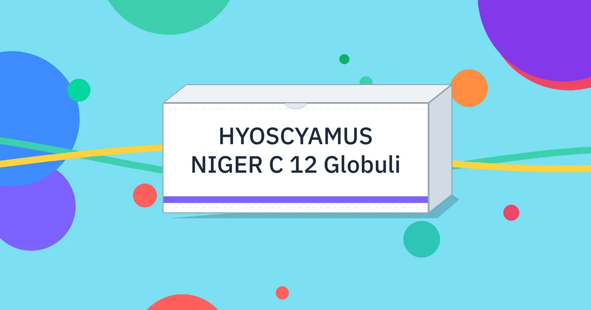 Symbolbild: Packung mit der Aufschrift HYOSCYAMUS NIGER C 12 Globuli (PZN 16670151) – Verfügbarkeit und Bezug in Apotheken in Frankfurt am Main