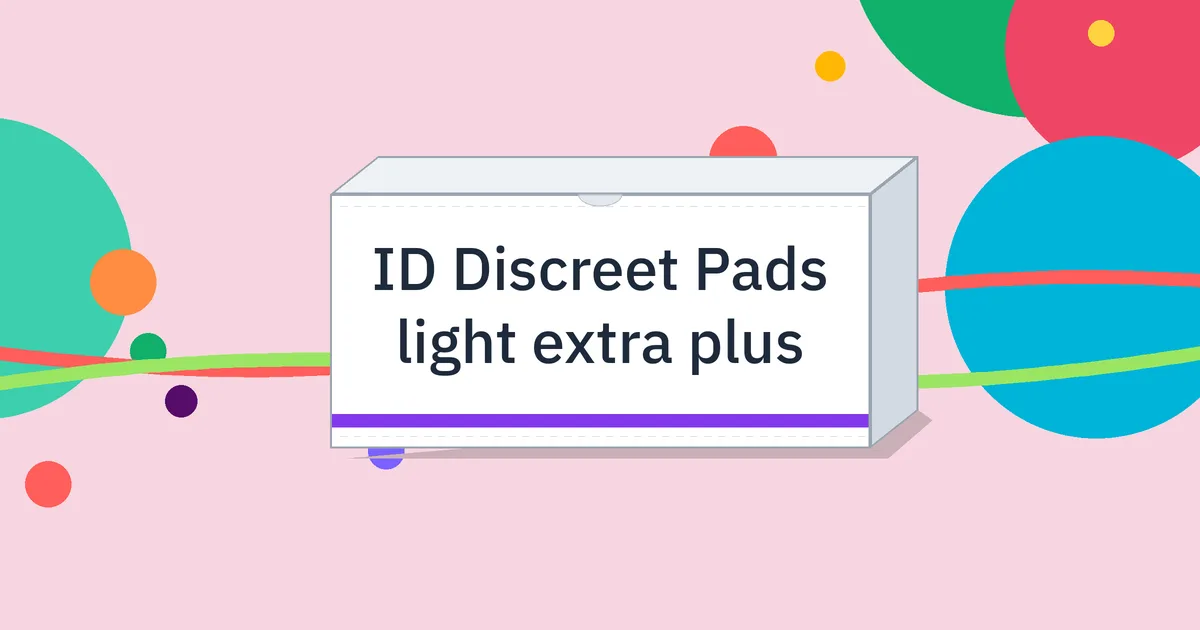 Symbolbild: Packung mit der Aufschrift ID Discreet Pads light extra plus (PZN 19648732) – Verfügbarkeit und Bezug in Apotheken in Frankfurt am Main