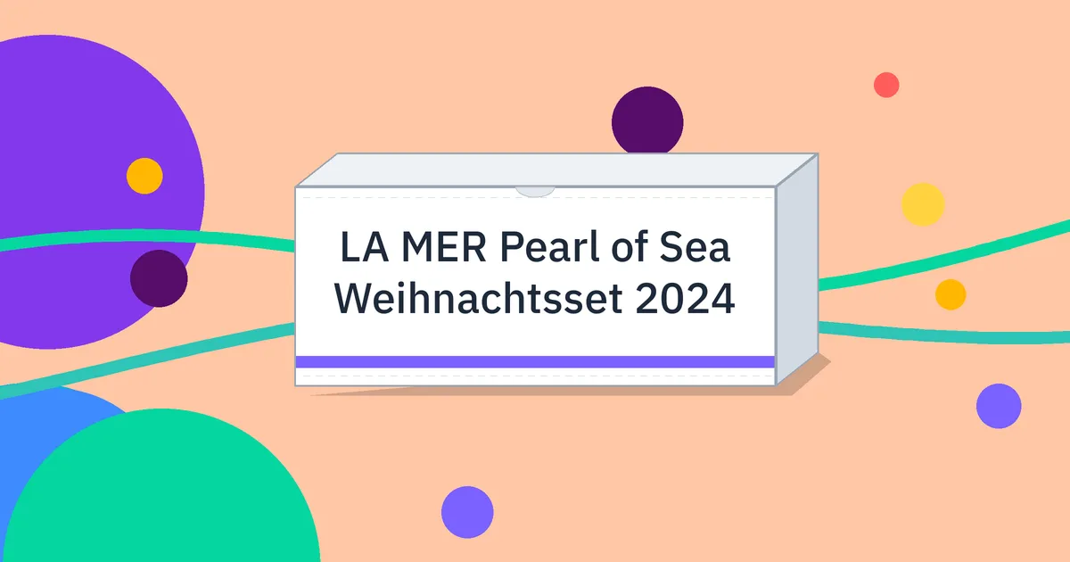 Symbolbild: Packung mit der Aufschrift LA MER Pearl of Sea Weihnachtsset 2024 (PZN 19439833) – Verfügbarkeit und Bezug in Apotheken in Frankfurt am Main