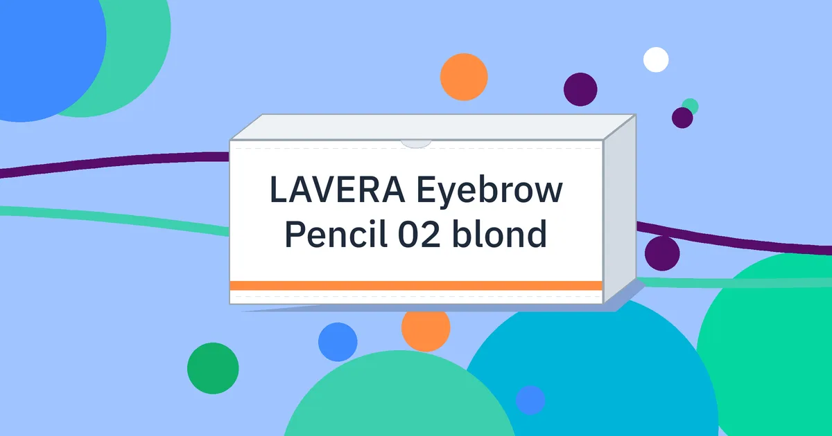 Symbolbild: Packung mit der Aufschrift LAVERA Eyebrow Pencil 02 blond (PZN 17147084) – Verfügbarkeit und Bezug in Apotheken in Frankfurt am Main
