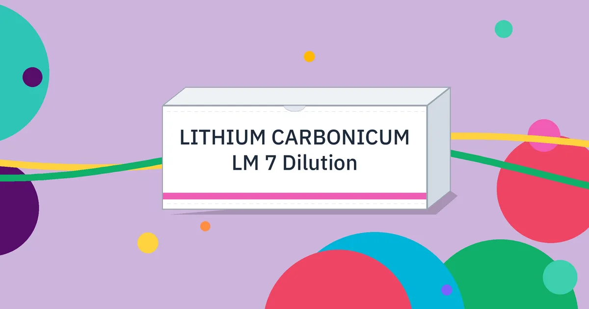 Symbolbild: Packung mit der Aufschrift LITHIUM CARBONICUM LM 7 Dilution (PZN 12931471) – Verfügbarkeit und Bezug in Apotheken in Frankfurt am Main