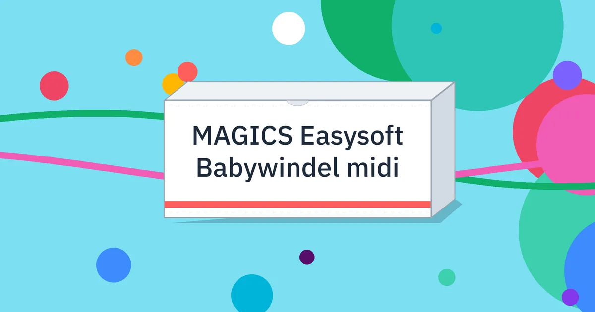 Symbolbild: Packung mit der Aufschrift MAGICS Easysoft Babywindel midi (PZN 12486166) – Verfügbarkeit und Bezug in Apotheken in Frankfurt am Main