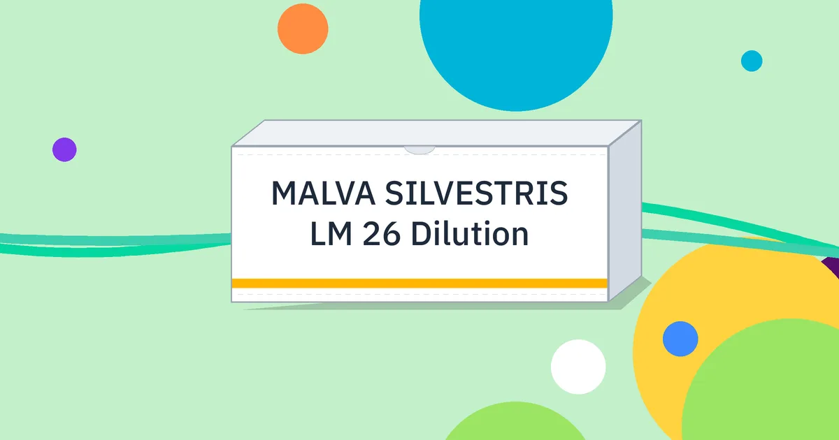 Symbolbild: Packung mit der Aufschrift MALVA SILVESTRIS LM 26 Dilution (PZN 13540057) – Verfügbarkeit und Bezug in Apotheken in Frankfurt am Main