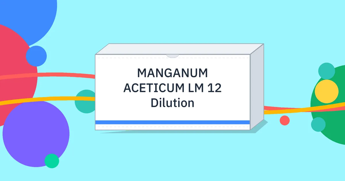 Symbolbild: Packung mit der Aufschrift MANGANUM ACETICUM LM 12 Dilution (PZN 12942351) – Verfügbarkeit und Bezug in Apotheken in Frankfurt am Main