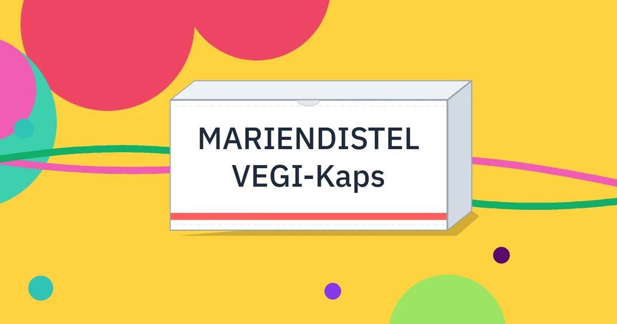 Symbolbild: Packung mit der Aufschrift MARIENDISTEL VEGI-Kaps (PZN 16033668) – Verfügbarkeit und Bezug in Apotheken in Frankfurt am Main