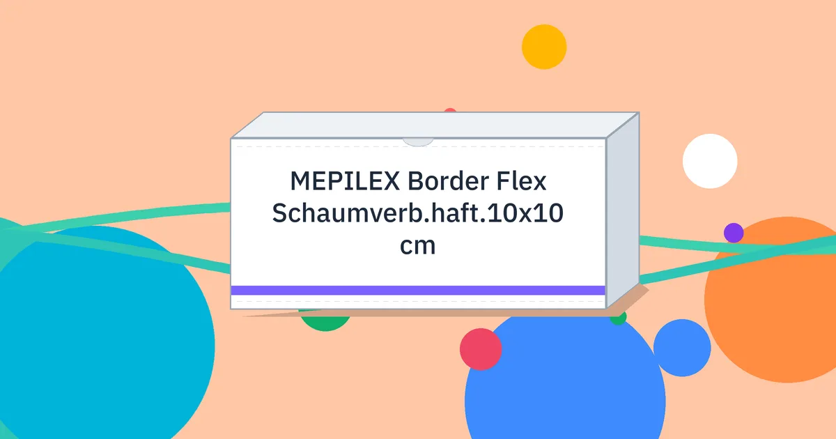 Symbolbild: Packung mit der Aufschrift MEPILEX Border Flex Schaumverb.haft.10x10 cm (PZN 18718790) – Verfügbarkeit und Bezug in Apotheken in Frankfurt am Main