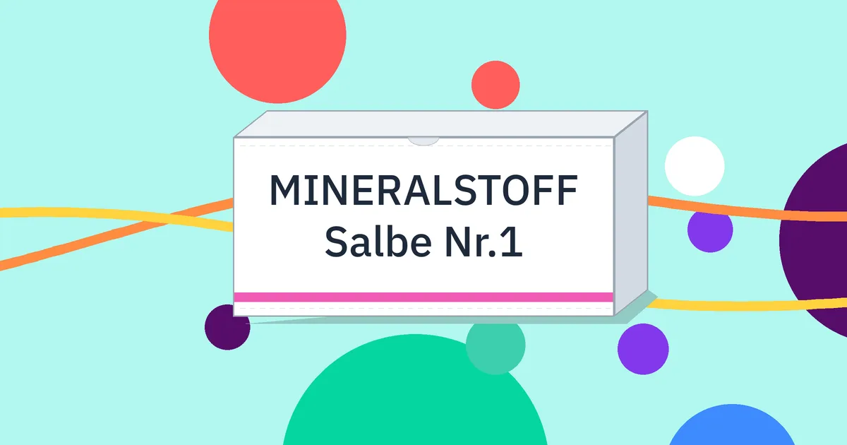 Symbolbild: Packung mit der Aufschrift MINERALSTOFF Salbe Nr.1 (PZN 02733965) – Verfügbarkeit und Bezug in Apotheken in Frankfurt am Main