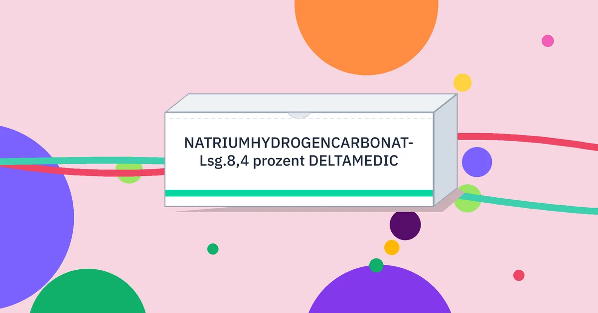 Symbolbild: Packung mit der Aufschrift NATRIUMHYDROGENCARBONAT-Lsg.8,4 prozent DELTAMEDIC (PZN 03563732) – Verfügbarkeit und Bezug in Apotheken in Frankfurt am Main