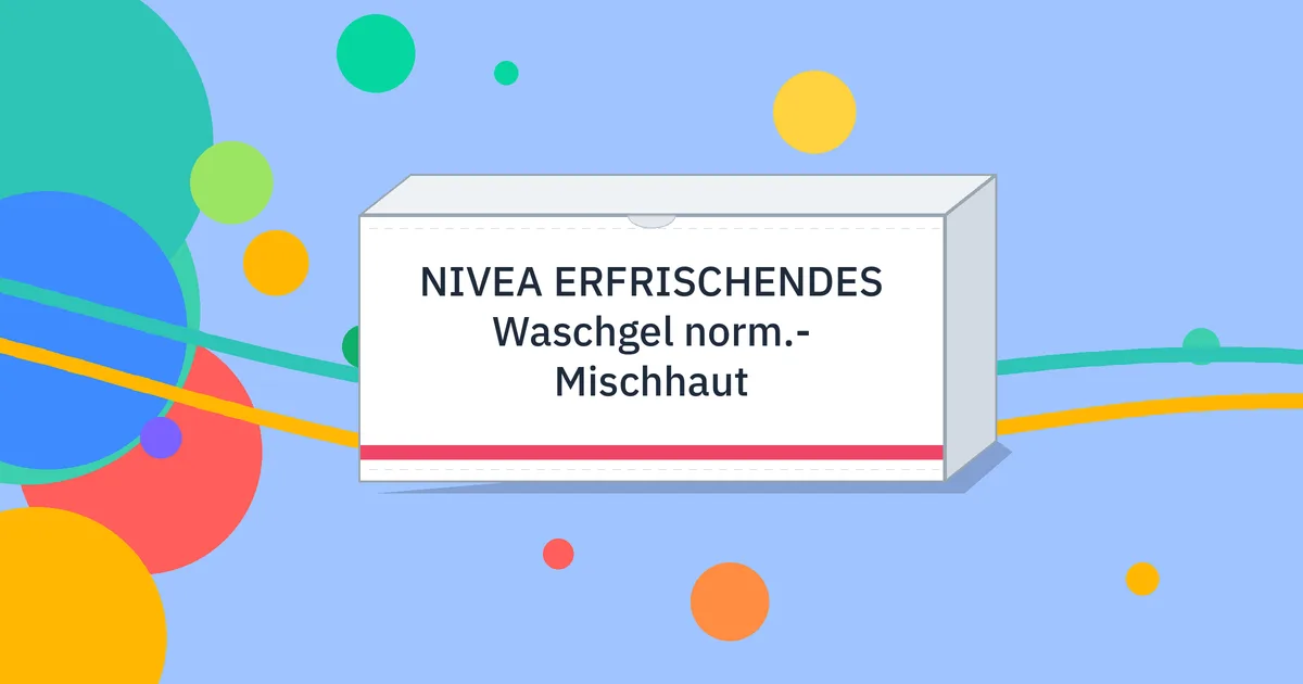 Symbolbild: Packung mit der Aufschrift NIVEA ERFRISCHENDES Waschgel norm.-Mischhaut (PZN 17624590) – Verfügbarkeit und Bezug in Apotheken in Frankfurt am Main