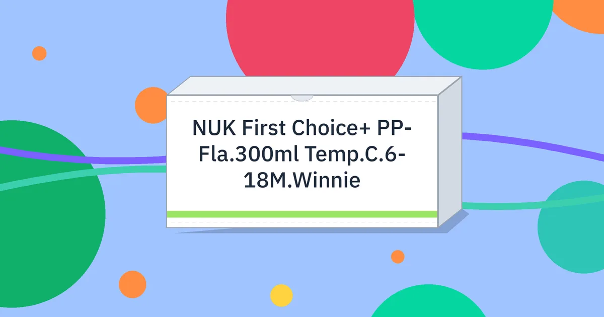 Symbolbild: Packung mit der Aufschrift NUK First Choice+ PP-Fla.300ml Temp.C.6-18M.Winnie (PZN 16793646) – Verfügbarkeit und Bezug in Apotheken in Frankfurt am Main
