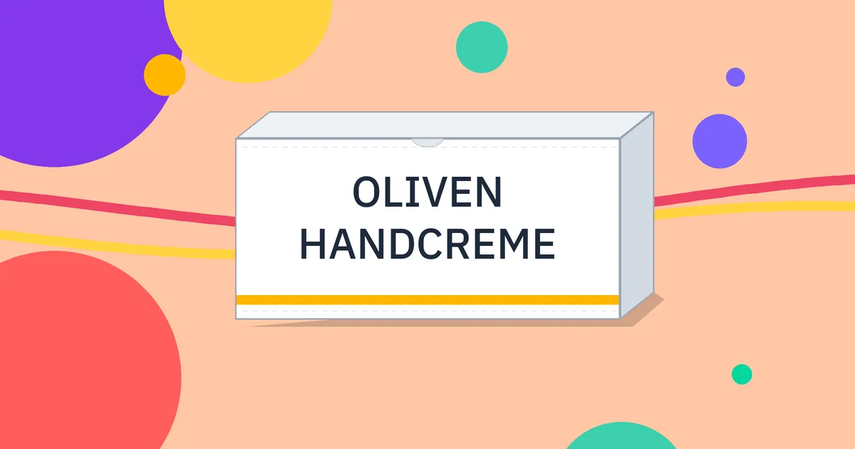 Symbolbild: Packung mit der Aufschrift OLIVEN HANDCREME (PZN 04948279) – Verfügbarkeit und Bezug in Apotheken in Frankfurt am Main