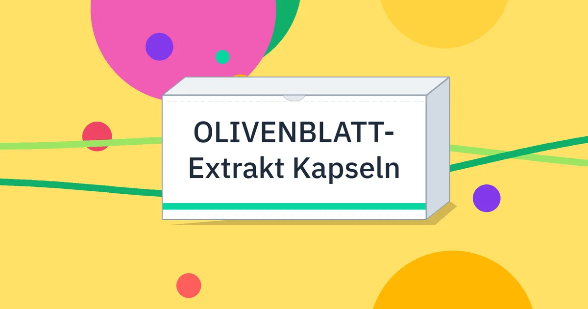 Symbolbild: Packung mit der Aufschrift OLIVENBLATT-Extrakt Kapseln (PZN 06435265) – Verfügbarkeit und Bezug in Apotheken in Frankfurt am Main