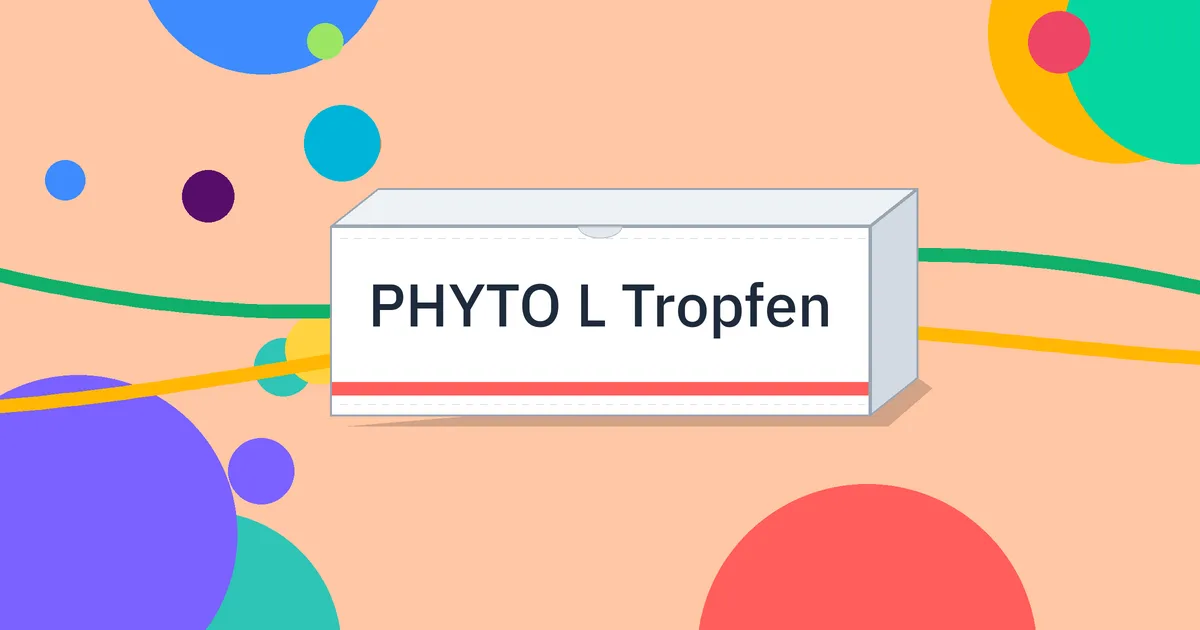 Symbolbild: Packung mit der Aufschrift PHYTO L Tropfen (PZN 03833829) – Verfügbarkeit und Bezug in Apotheken in Frankfurt am Main