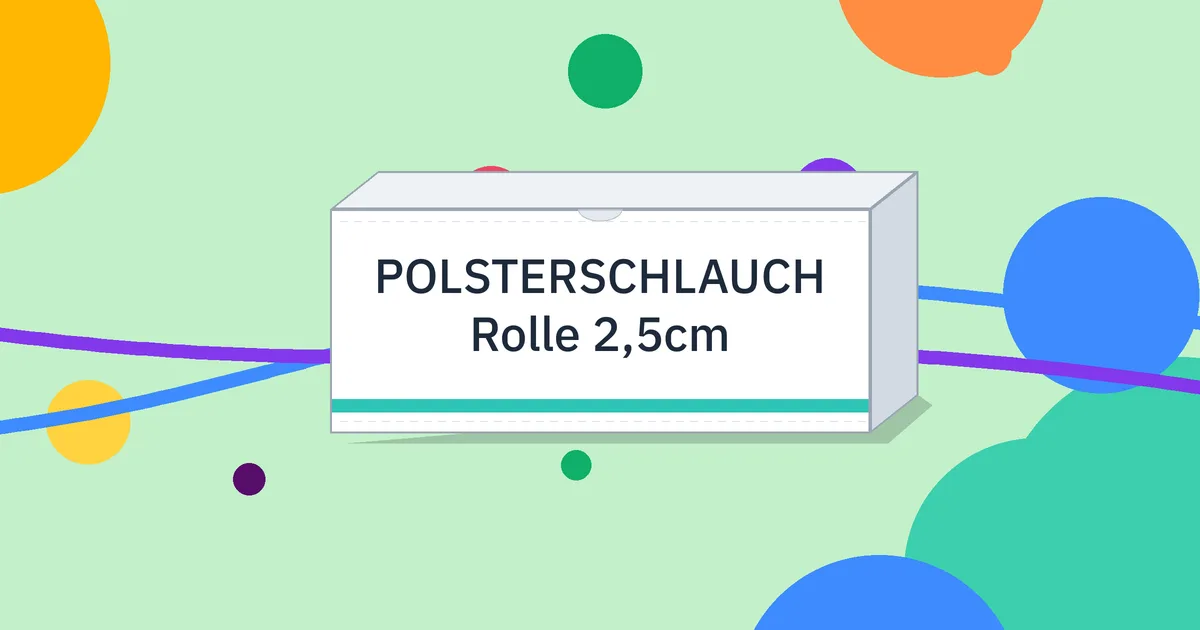 Symbolbild: Packung mit der Aufschrift POLSTERSCHLAUCH Rolle 2,5cm (PZN 07004171) – Verfügbarkeit und Bezug in Apotheken in Frankfurt am Main
