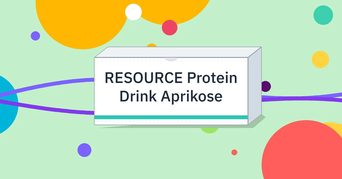 Symbolbild: Packung mit der Aufschrift RESOURCE Protein Drink Aprikose (PZN 19820384) – Verfügbarkeit und Bezug in Apotheken in Frankfurt am Main