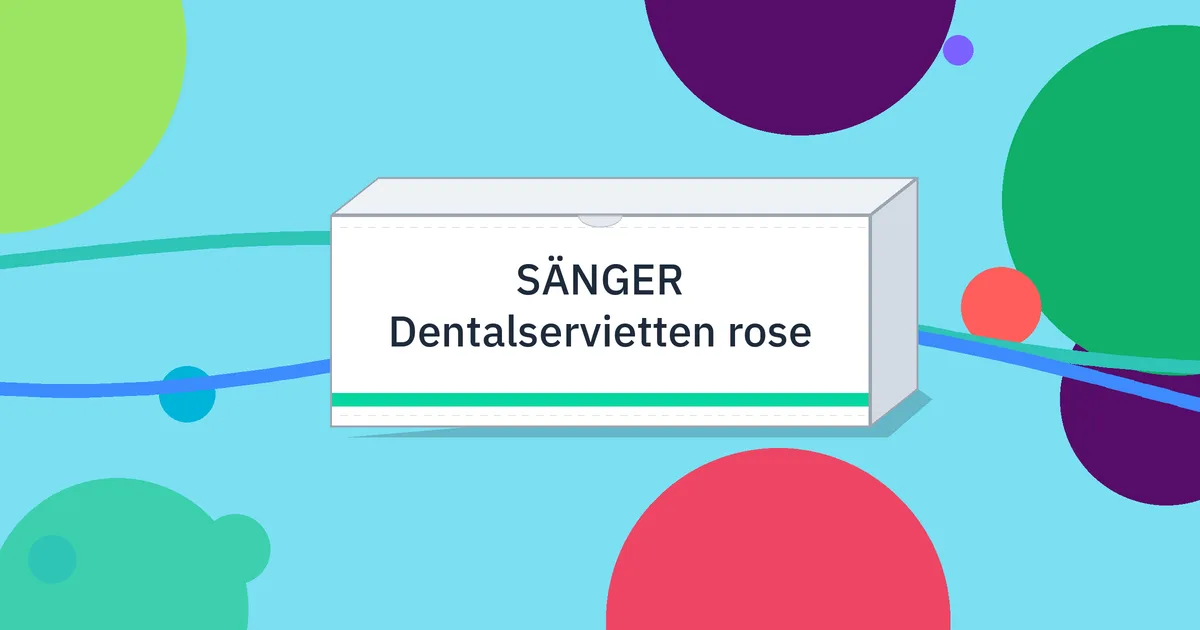 Symbolbild: Packung mit der Aufschrift SÄNGER Dentalservietten rose (PZN 00589168) – Verfügbarkeit und Bezug in Apotheken in Frankfurt am Main