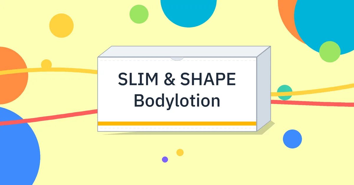 Symbolbild: Packung mit der Aufschrift SLIM & SHAPE Bodylotion (PZN 13334783) – Verfügbarkeit und Bezug in Apotheken in Frankfurt am Main