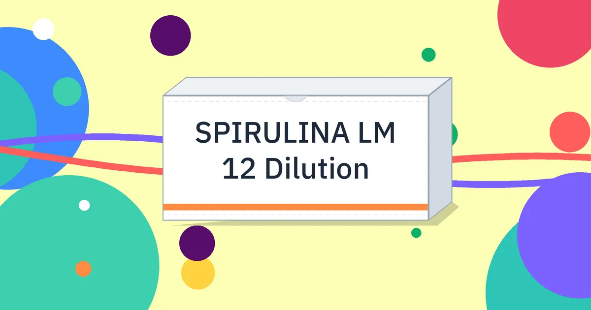 Symbolbild: Packung mit der Aufschrift SPIRULINA LM 12 Dilution (PZN 13682722) – Verfügbarkeit und Bezug in Apotheken in Frankfurt am Main