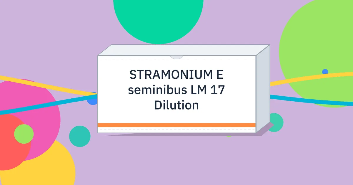 Symbolbild: Packung mit der Aufschrift STRAMONIUM E seminibus LM 17 Dilution (PZN 13202320) – Verfügbarkeit und Bezug in Apotheken in Frankfurt am Main