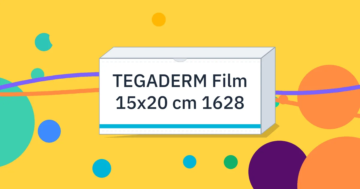 Symbolbild: Packung mit der Aufschrift TEGADERM Film 15x20 cm 1628 (PZN 12730821) – Verfügbarkeit und Bezug in Apotheken in Frankfurt am Main
