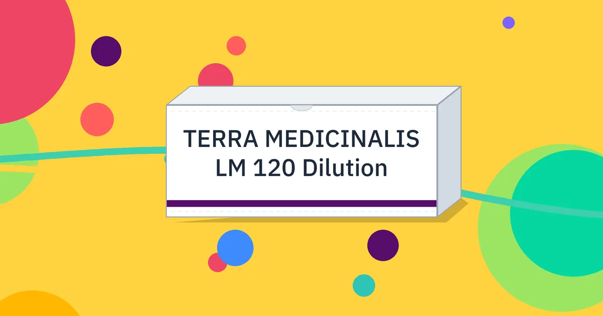 Symbolbild: Packung mit der Aufschrift TERRA MEDICINALIS LM 120 Dilution (PZN 13217422) – Verfügbarkeit und Bezug in Apotheken in Frankfurt am Main