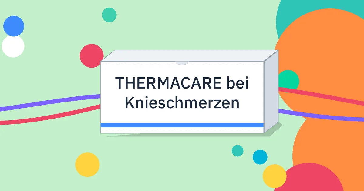 Symbolbild: Packung mit der Aufschrift THERMACARE bei Knieschmerzen (PZN 18268915) – Verfügbarkeit und Bezug in Apotheken in Frankfurt am Main