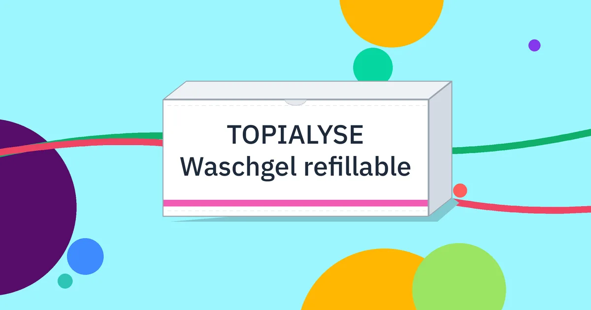 Symbolbild: Packung mit der Aufschrift TOPIALYSE Waschgel refillable (PZN 20788510) – Verfügbarkeit und Bezug in Apotheken in Frankfurt am Main