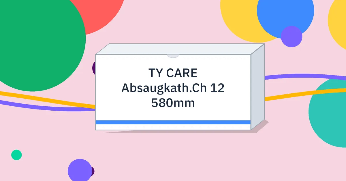 Symbolbild: Packung mit der Aufschrift TY CARE Absaugkath.Ch 12 580mm (PZN 00807760) – Verfügbarkeit und Bezug in Apotheken in Frankfurt am Main