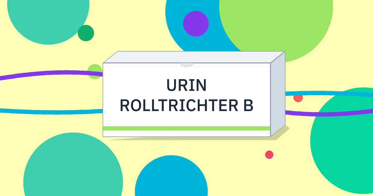 Symbolbild: Packung mit der Aufschrift URIN ROLLTRICHTER B (PZN 01739888) – Verfügbarkeit und Bezug in Apotheken in Frankfurt am Main