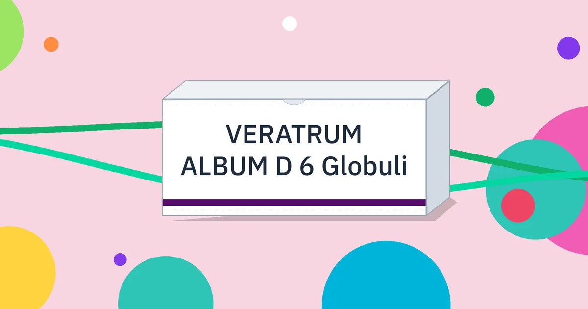 Symbolbild: Packung mit der Aufschrift VERATRUM ALBUM D 6 Globuli (PZN 19418015) – Verfügbarkeit und Bezug in Apotheken in Frankfurt am Main